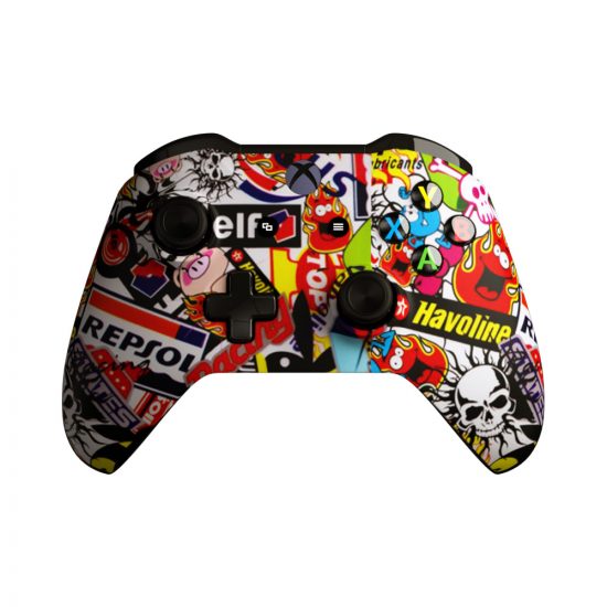 AIM Stickerbomb Xbox Series X Controller - Aimcontrollers