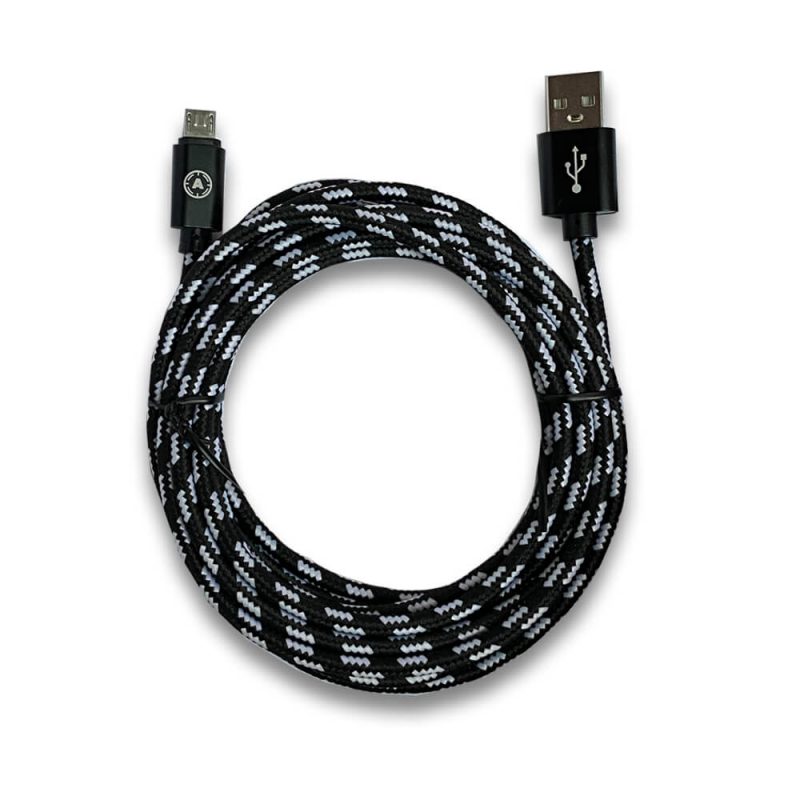 White Alu AiM USB C Cable - Aimcontrollers