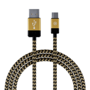 Gold Alu AiM USB C Cable - Aimcontrollers