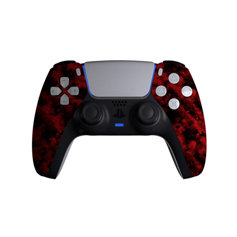 Aim Digi Camo Red PS5 - Aimcontrollers