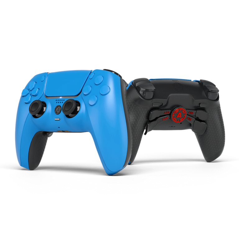 Blue Matte PS5 Aim Controller - Aimcontrollers