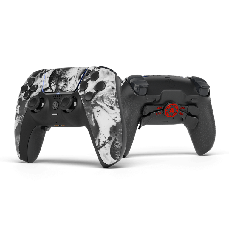 Joker White PS5 Aim Controller - Aimcontrollers
