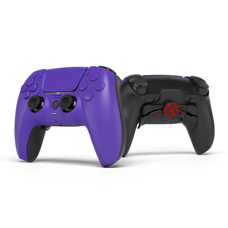 Purple Matte PS5 Aim Controller - Aimcontrollers