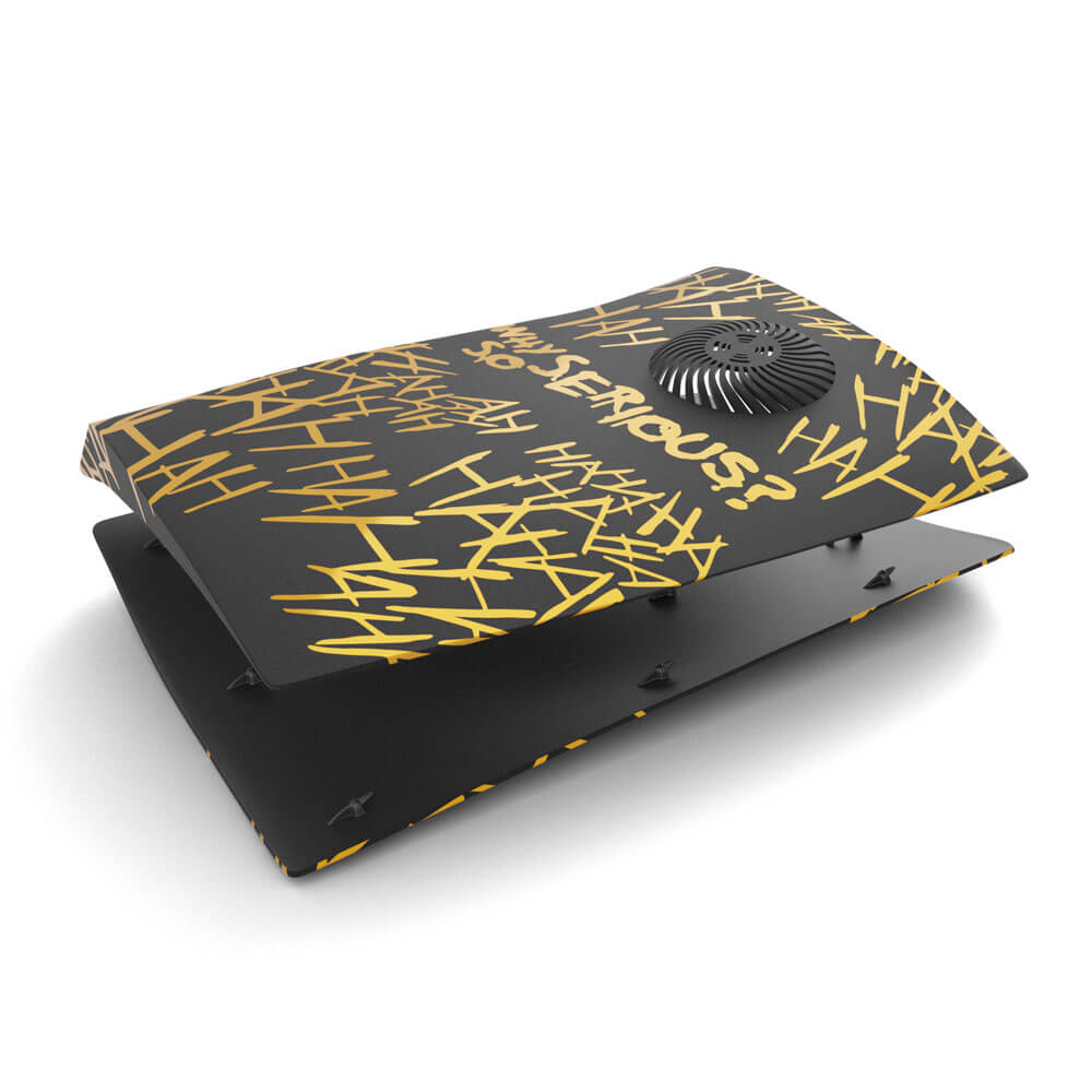 AIM PS5 Console Cover - Joker Gold - Aimcontrollers