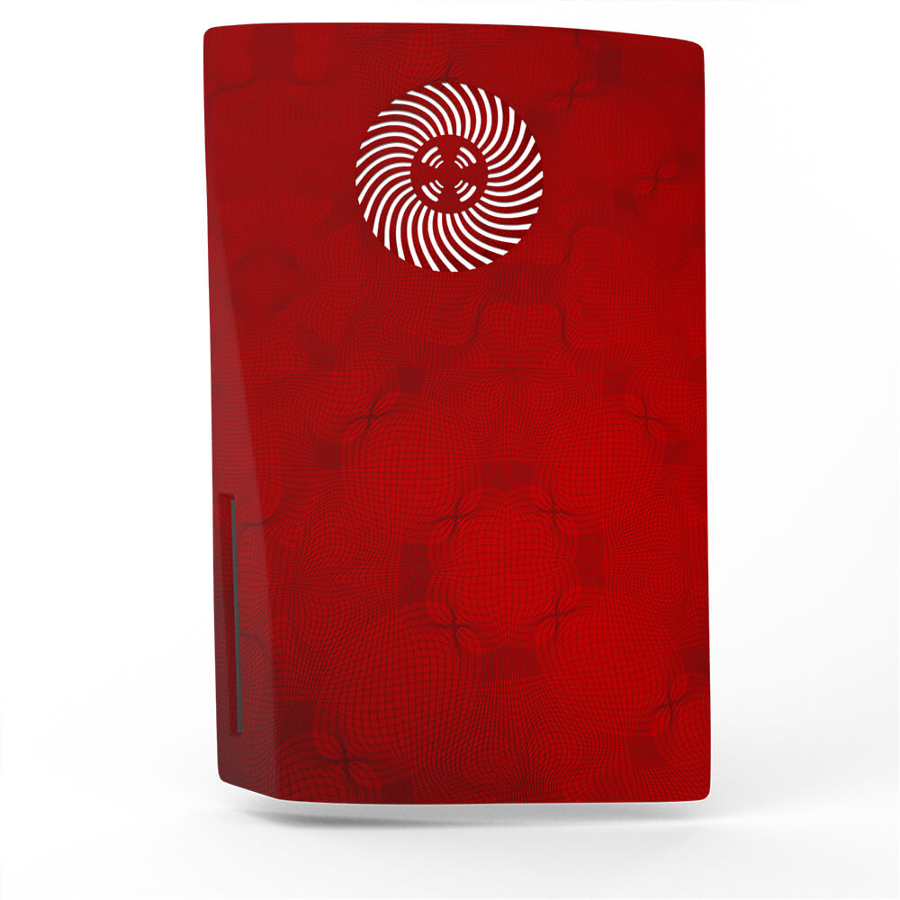 AIM PS5 Console Cover - Grid Red - Aimcontrollers
