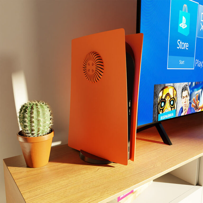 AIM PS5 Console Cover - Orange - Aimcontrollers