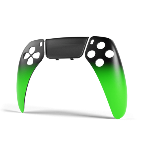PS5 Green Neon Shadow Snap Panel - Aimcontrollers