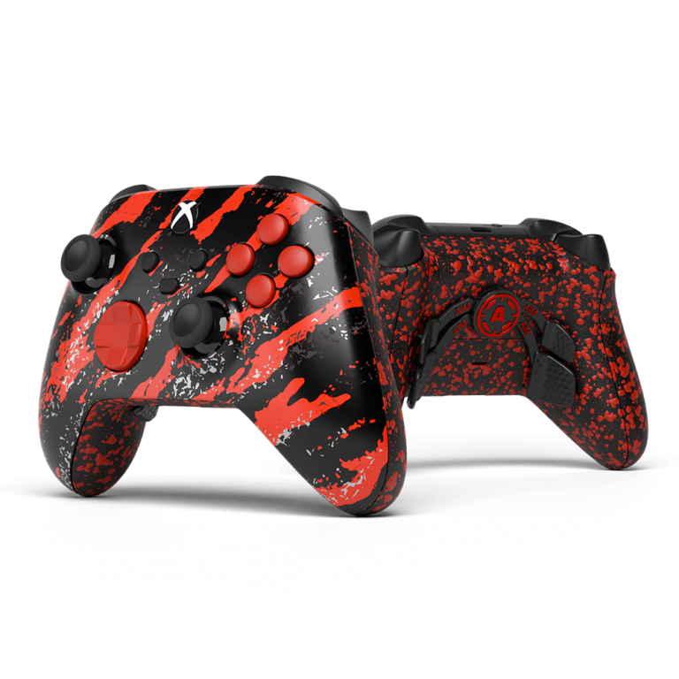 Aim Camo Red Xbox Series X Controller - Aimcontrollers