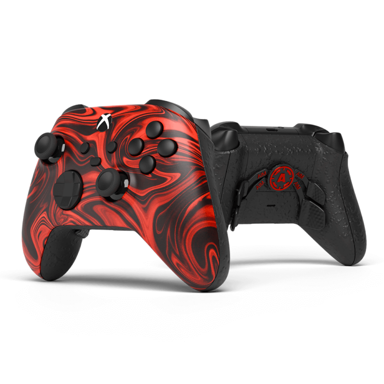 Aim Caustic Red Xbox Series X Controller - Aimcontrollers