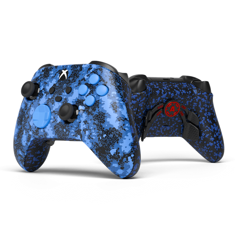 Aim Digi Camo Blue Xbox Series X Controller - Aimcontrollers