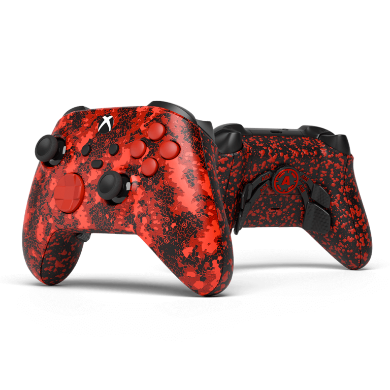 Aim Digi Camo Red Xbox Series X Controller - Aimcontrollers