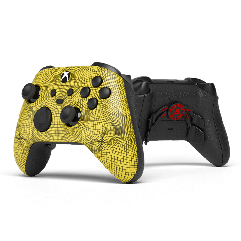Aim Grid Yellow Xbox Series X Controller - Aimcontrollers