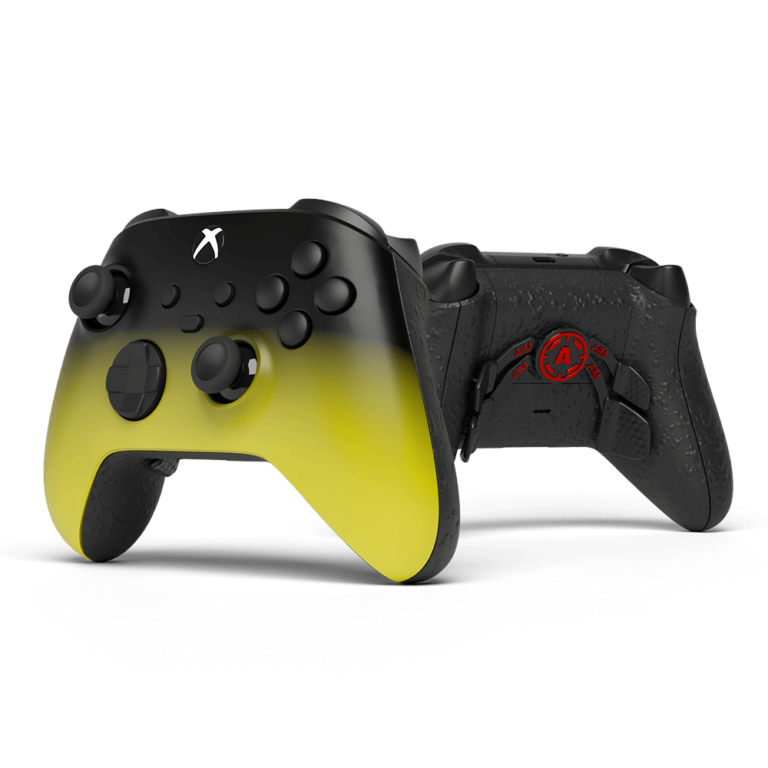 Aim Neon Shadow Yellow Xbox Series X Controller - Aimcontrollers