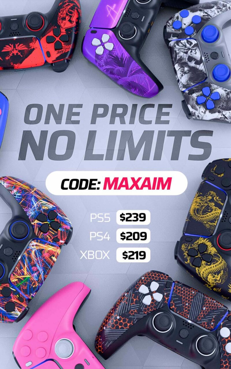 Custom PlayStation and Xbox Controllers 🎮 – Crush the competition with ...