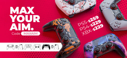 Custom PlayStation and Xbox Controllers 🎮 – Crush the competition with ...