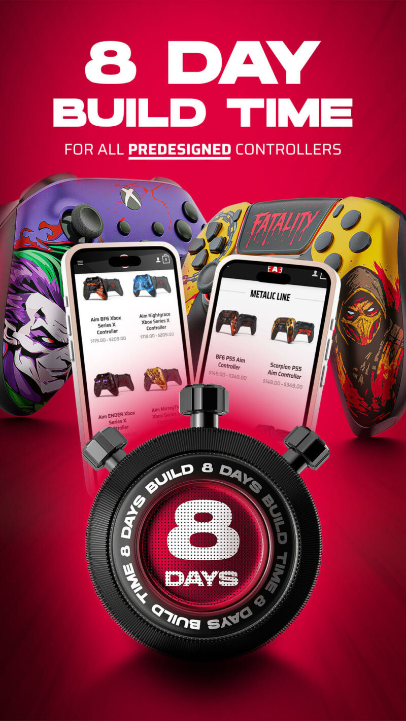 Custom PlayStation and Xbox Controllers 🎮 – Crush the competition with ...