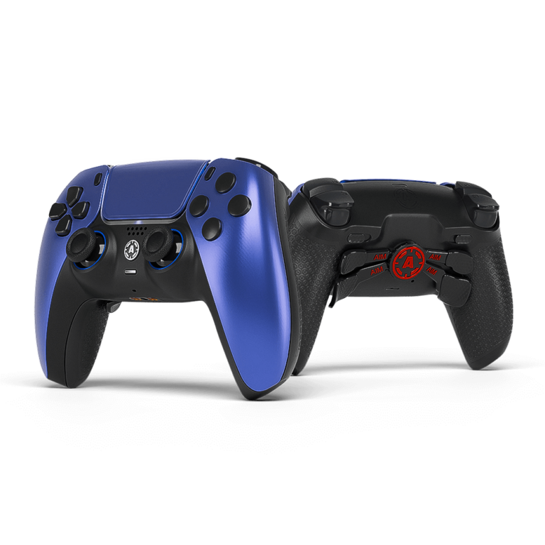 Obsidian Blue PS5 Aim Controller - Aimcontrollers